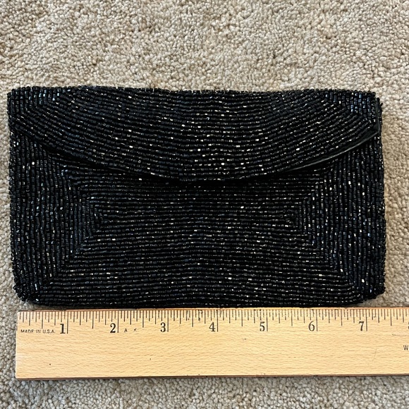 Walborg | Bags | Vintage 95s Richere Bag By Walborg Black Beaded Clutch ...